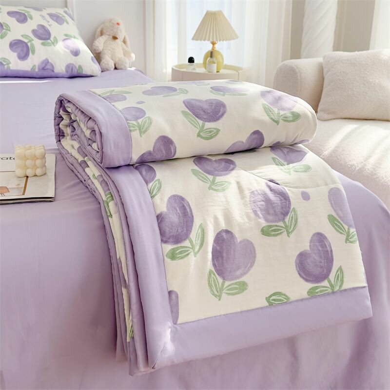 IKEA Одеяло Евро 200x230 см, Летнее, с наполнителем Хлопок, комплект из 1 шт