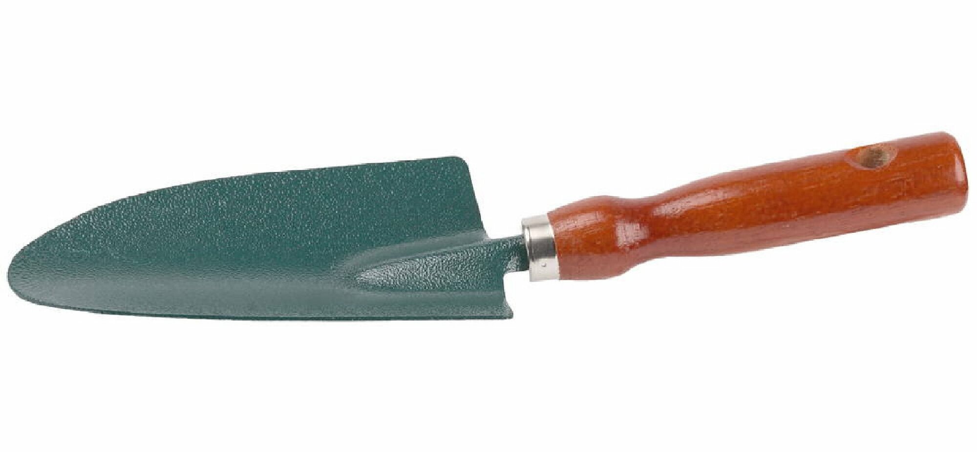 Посадочный совок GRINDA 290 мм сталь деревянная ручка покрытие Hammertone ширина рабочей части 85 мм