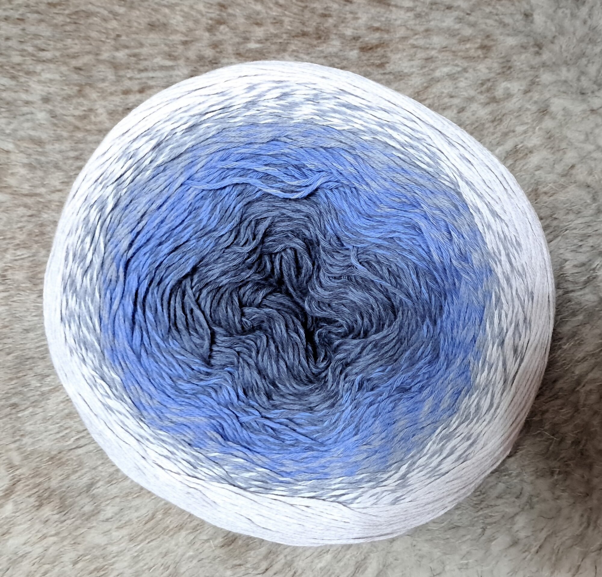 Элитная турецкая хлопковая пряжа YarnArt Rosegarden; 1 моток 250 г, цвет 306