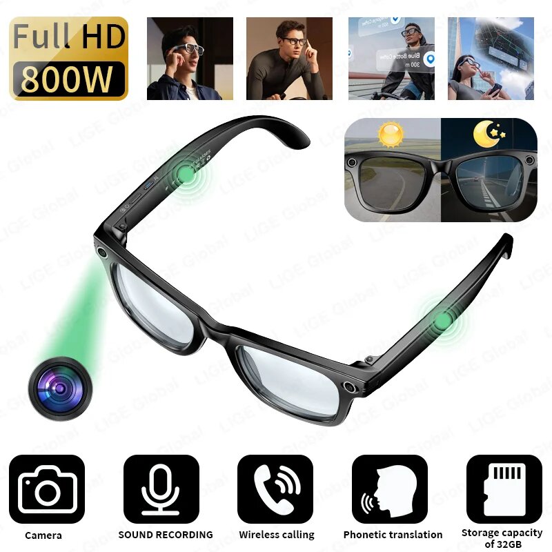YunPan Умные очки с переводом Sunglasses