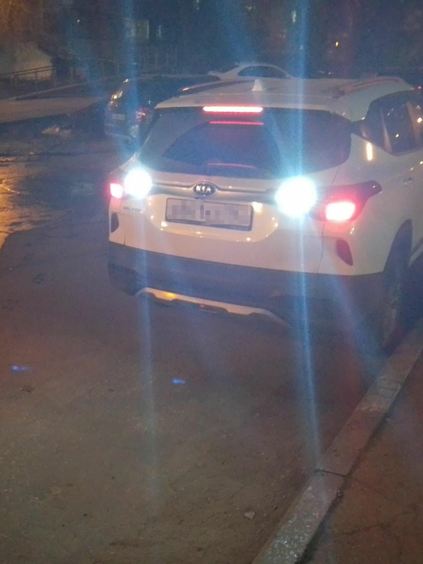 Kia Seltos Задний ход из ближнего - LED лампы увеличенной яркости в фонари заднего хода