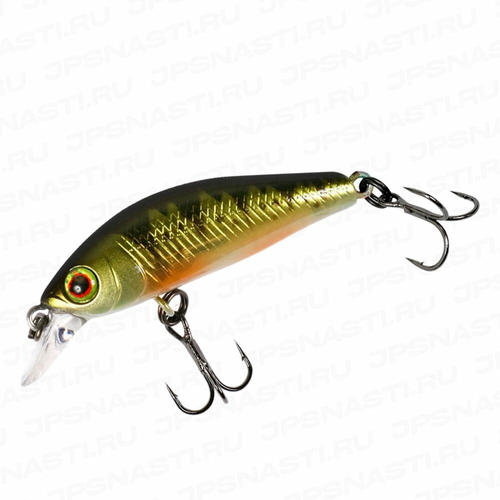 Воблер рыболовный Jackall Chubby Minnow 35, 2.3 гр, цвет ghost g perch
