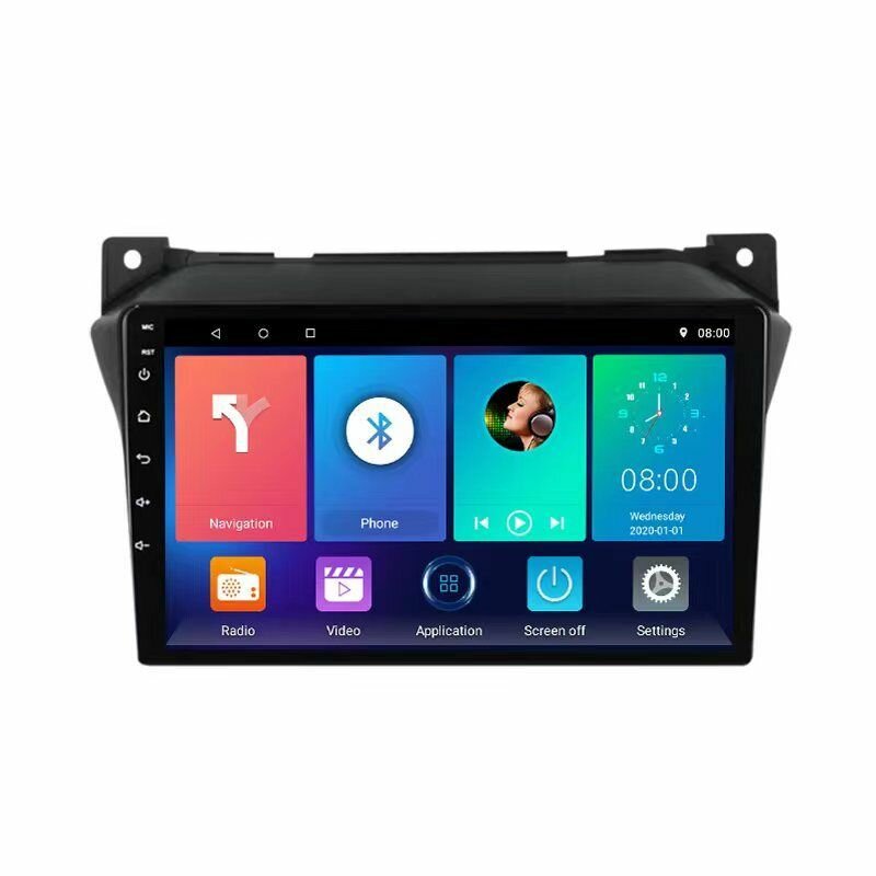 Автомагнитола 2 дин Андроид 12 For Сузуки/Suzuki Alto 2009-2016 2+32G WiFi Bluetooth Gps навигатор, Мультимедиа плеер