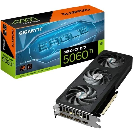 Видеокарта Gigabyte GeForce RTX 5060 Ti EAGLE MAX OC 16G