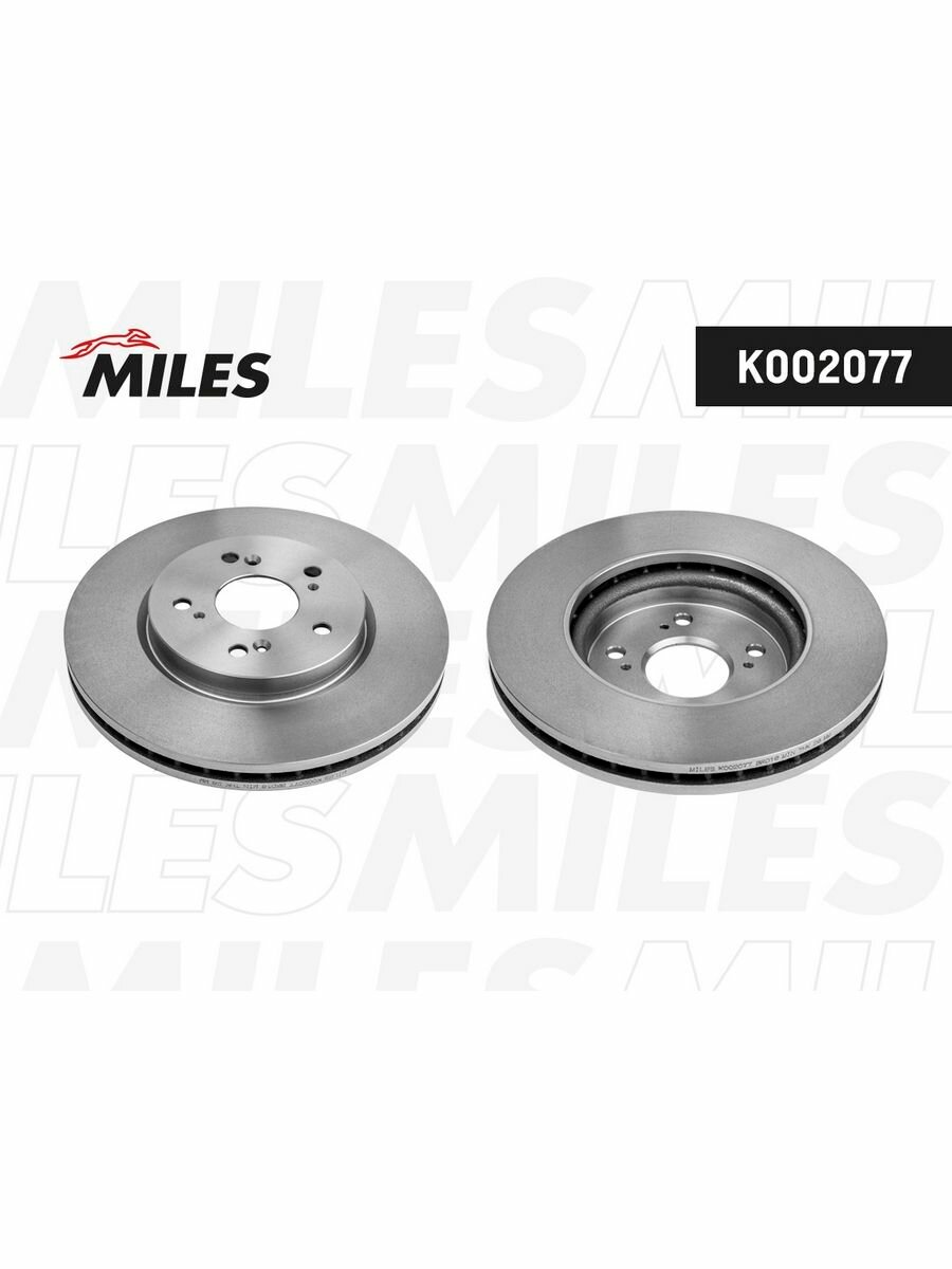 Диск тормозной передний вентилируемый для а/м GREAT WALL Hover H6; HAVAL H6, Miles K002077