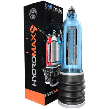 Bathmate Hydromax9, синяя Модернизированная гидропомпа для увеличения пениса (размер L)