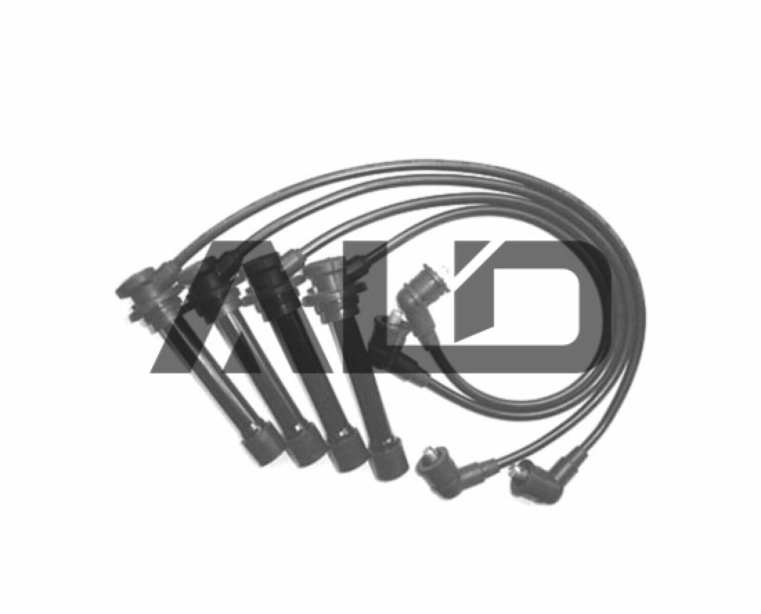 Комплект Проводов Зажигания (Черный Силикон); Kia Spectra/Rio/Shuma 1.5/1.8 Dohc 99-02(Ald A08009)