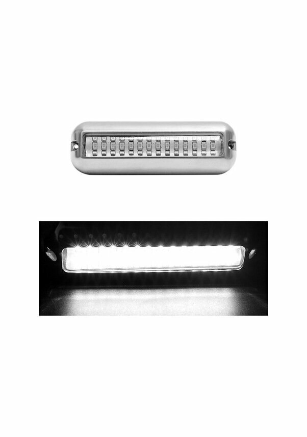 Mk-042 Корабельный/яхтный 10-30 В 42 светодиода водонепроницаемый подводный фонарь из нержавеющей стали с белым светом