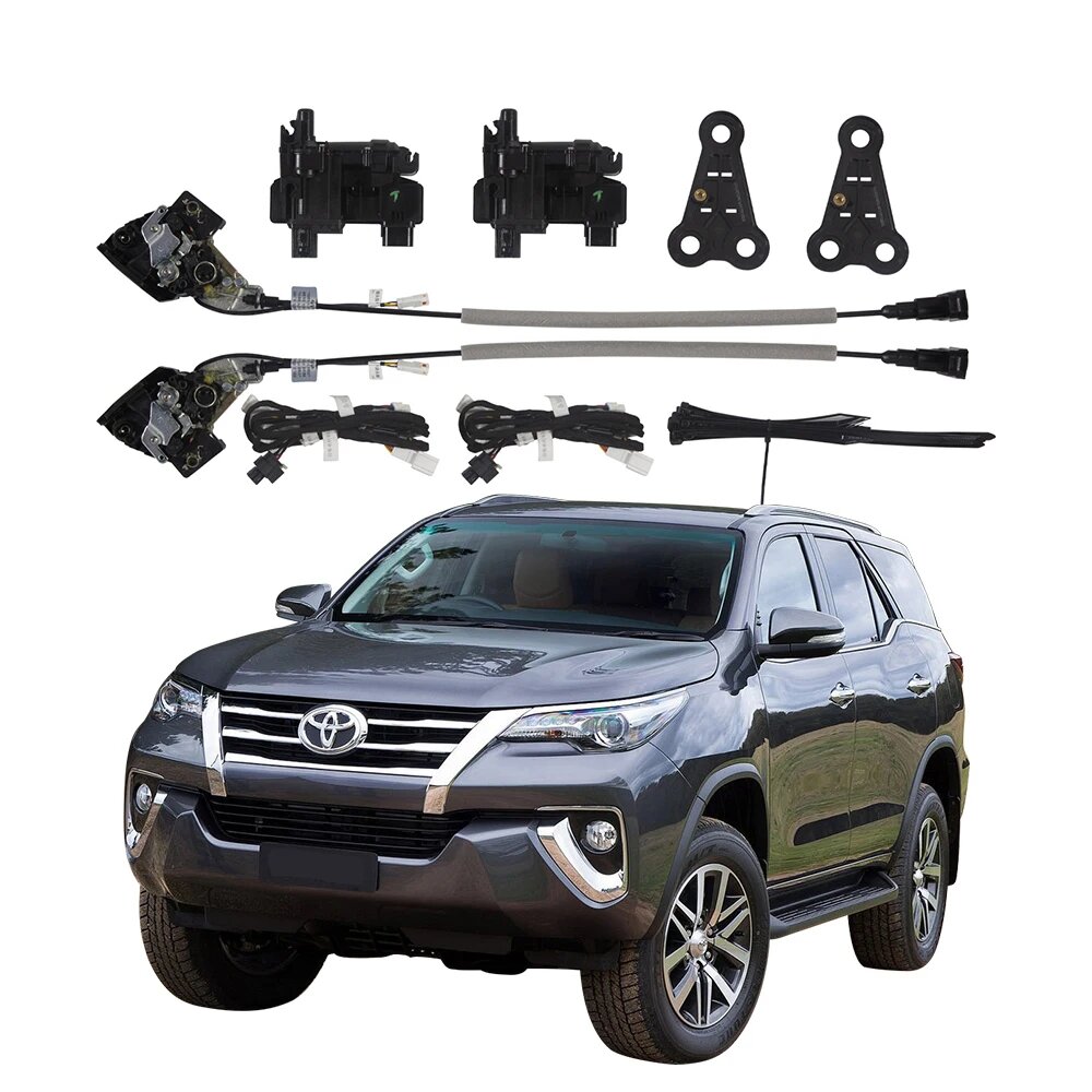 RUIYYCO Набор Двери с Электрическим Плавным Закрытием для Toyota Fortuner 2016-2023 | Легкая Установка Долговечное Обновление F