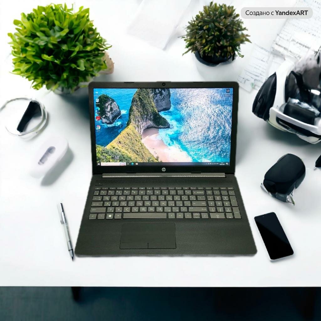 Ноутбук H15.6" HP 255 G7 AMD Ryzen 3 2200U 2.5GHz/RAM 8Gb/SSD 256Gb/AMD Radeon Vega 3/Износ АКБ 85%