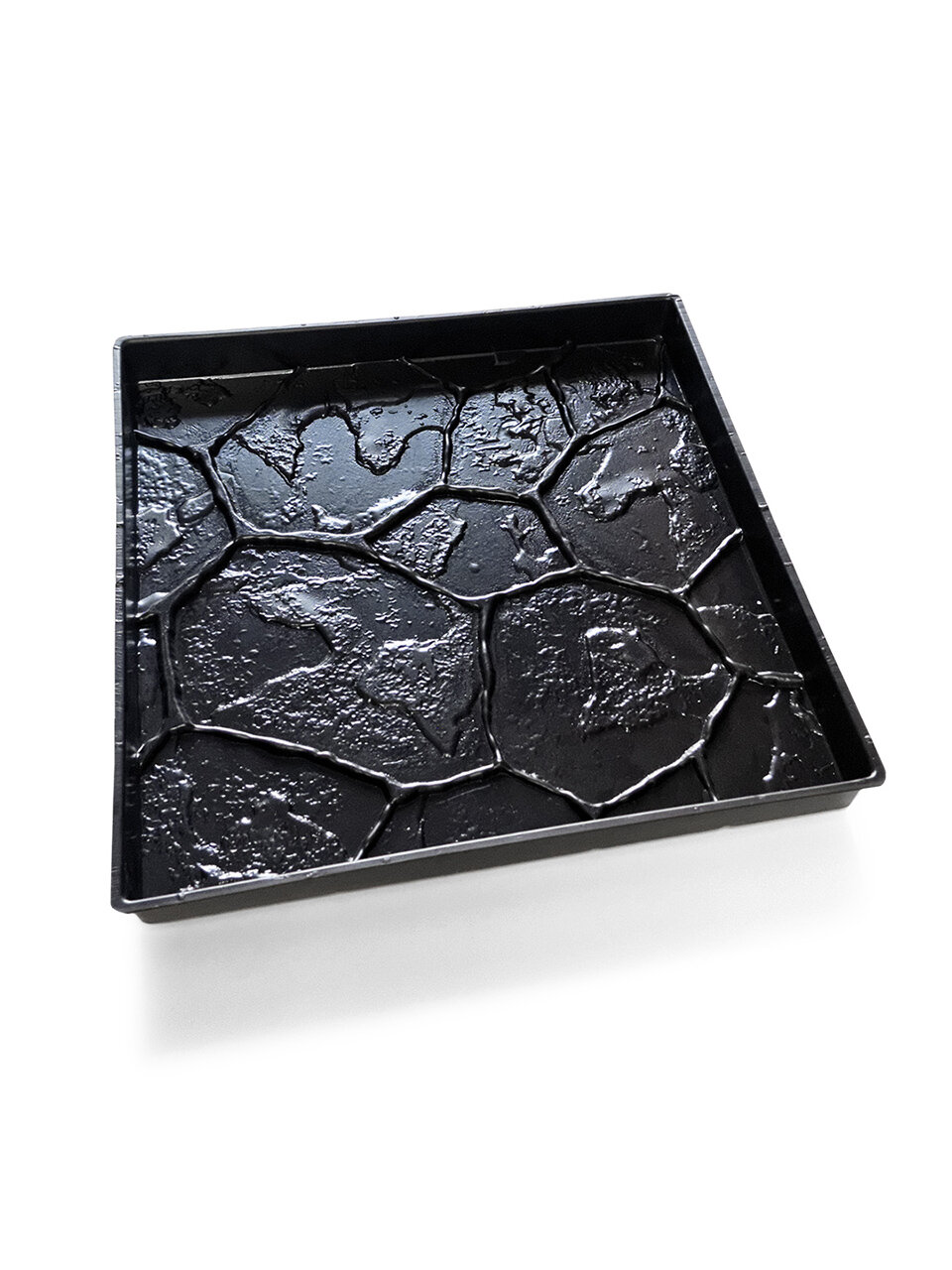 Форма для тротуарной плитки "Атакама" из АБС-пластика, 49,5 х 49,5 см