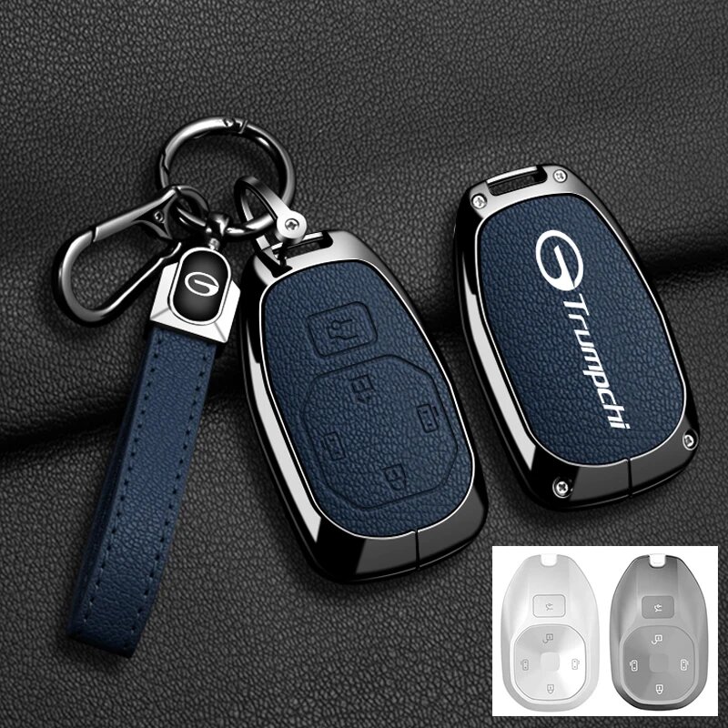 Автомобильный кожаный чехол для ключей из цинкового сплава для GAC Trumpchi Empow J11 J12 J13 B -2