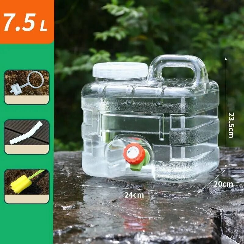 Канистра для воды, С краном