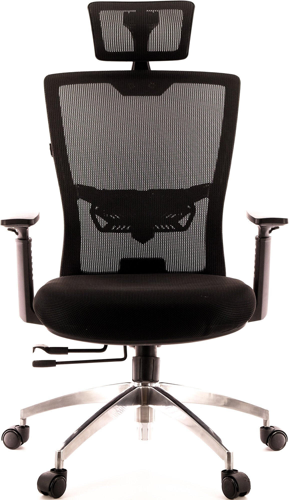 Кресло компьютерное Everprof Polo S сетка black, с подголовником