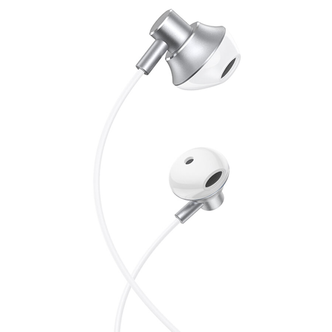 Проводные наушники M75 Belle Universal earphones, HOCO, белые