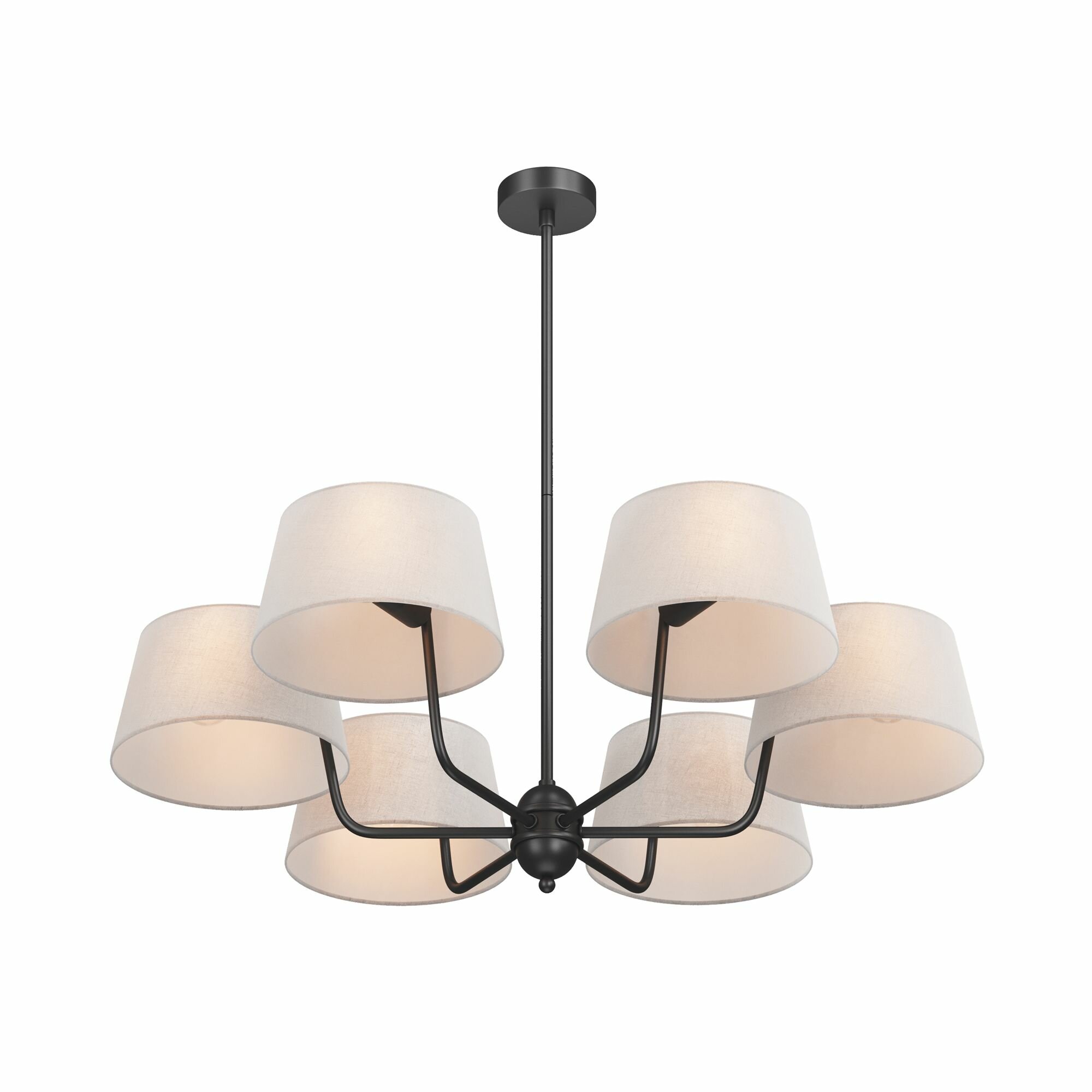 Люстра Maytoni Modesto MOD360PL-06B, LED, E14, 40Вт, IP20, черная
