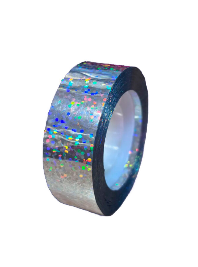 Обмотка для булав и обручей без подкладки 18мм*33м (Серебро)