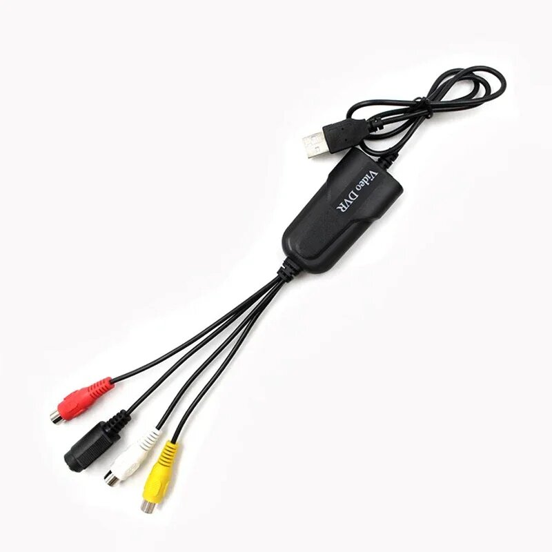 Новый адаптер USB 2.0 для карты захвата аудио-видео VHS на DVD для Windows 10/8/7/XP, адаптер для захвата видеоустройства