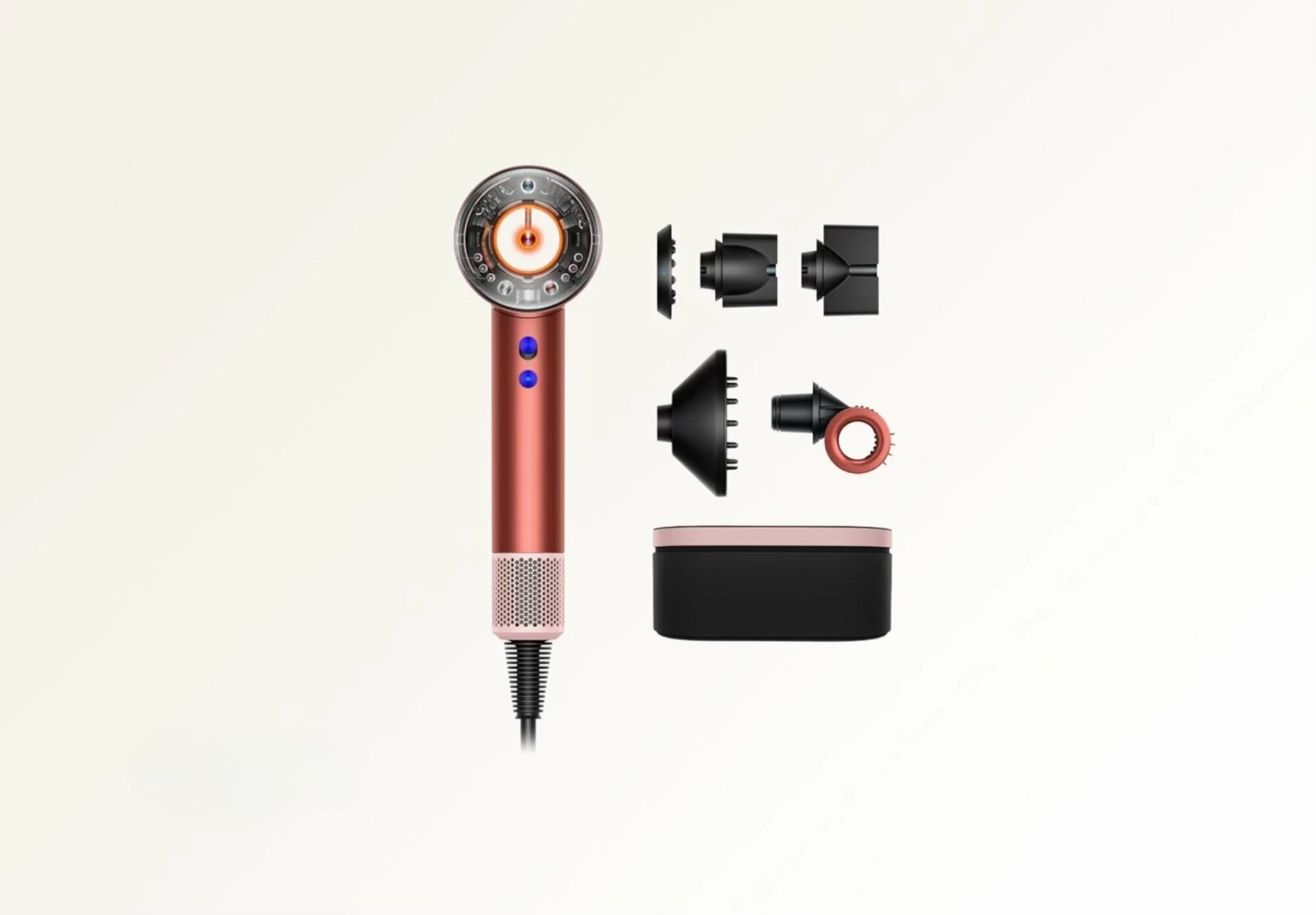 Фен Dyson Supersonic HD16, strawberry bronze/blush pink (с кейсом)