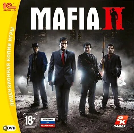 Диск с игрой MAFIA 2 (русская версия) для пк лицензия