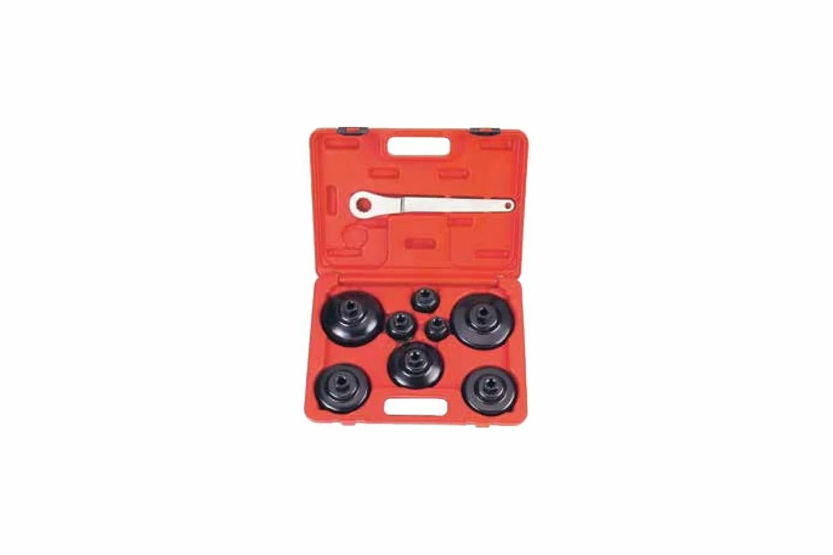 Набор FORCE 61922 3/8" чашечных фильтросъёмников с ключём, 9 предметов