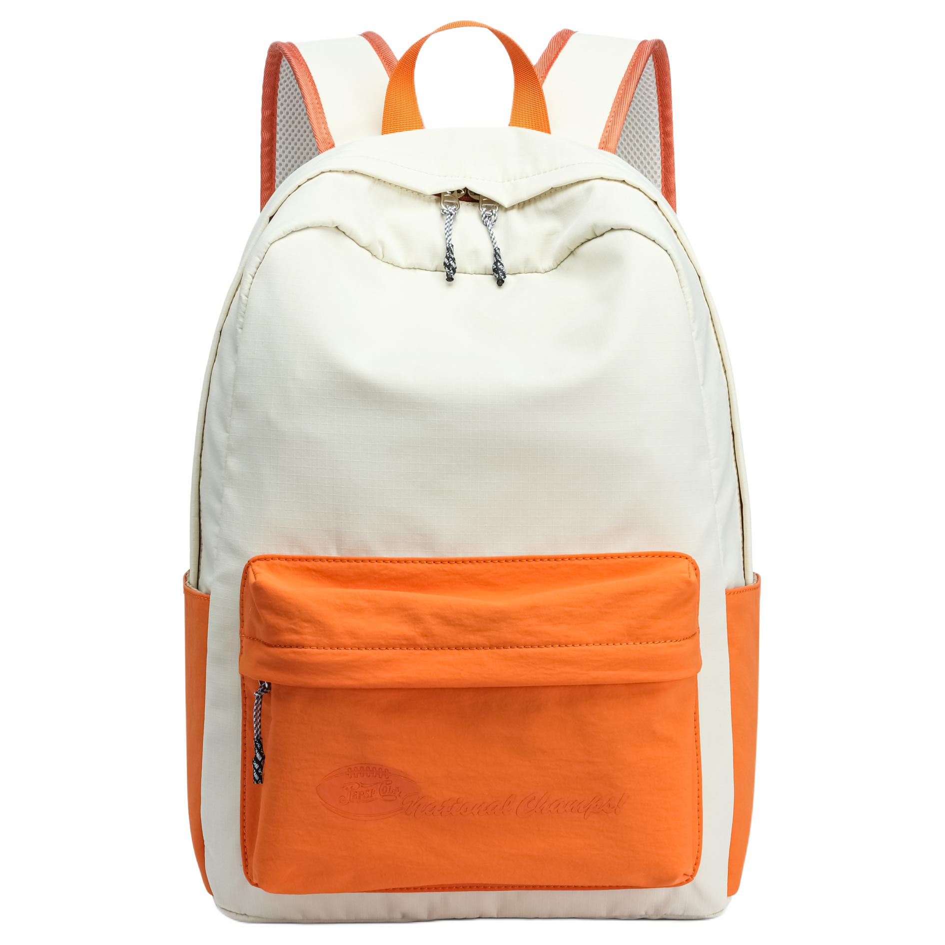 Рюкзак унисекс Pepsi 1419212915, черно-белый, водоотталкивающий PU, коллаборация, большого размера