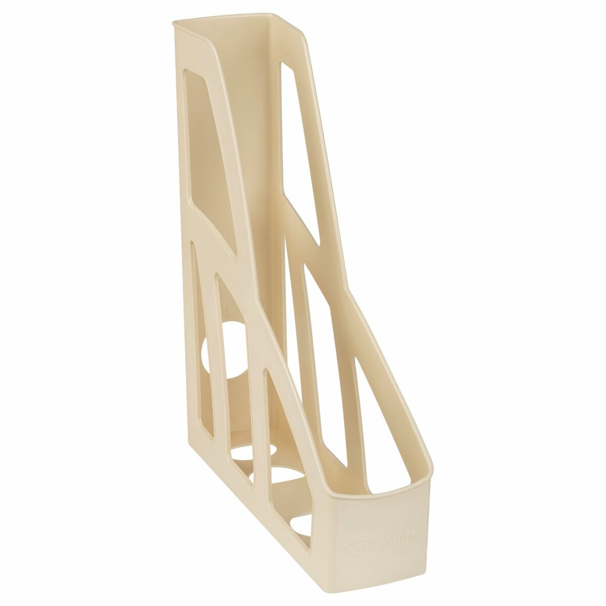 Лоток для бумаг вертикальный Стамм "Лидер", 75мм, бежевый (ЛТВ-32289), 6шт.