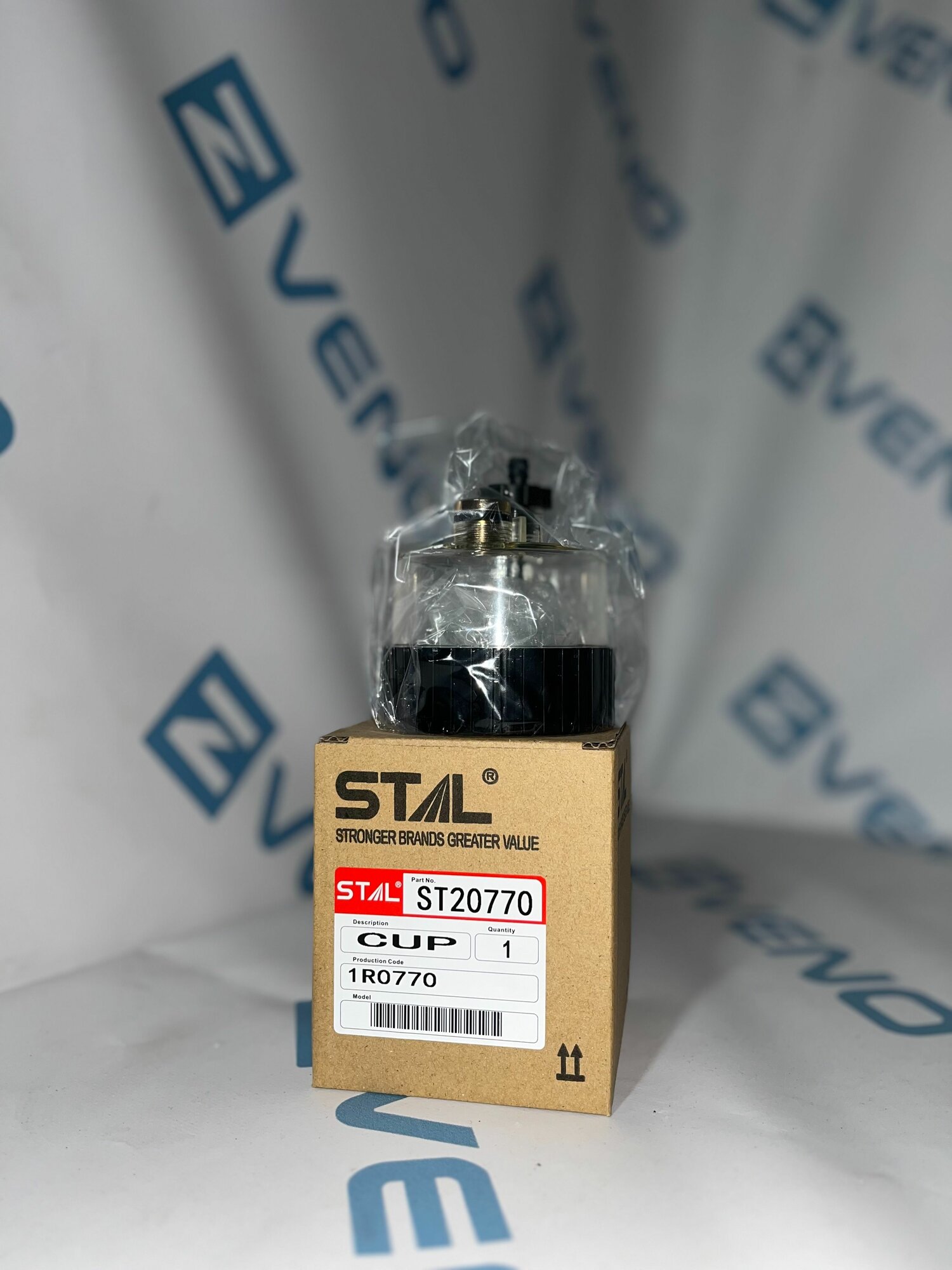 Фильтр топливный (колба) ST20770CUP (343-5527; CA3435527) Caterpillar CLAAS DAF DOOSAN HYUNDAI VOLVO John deere