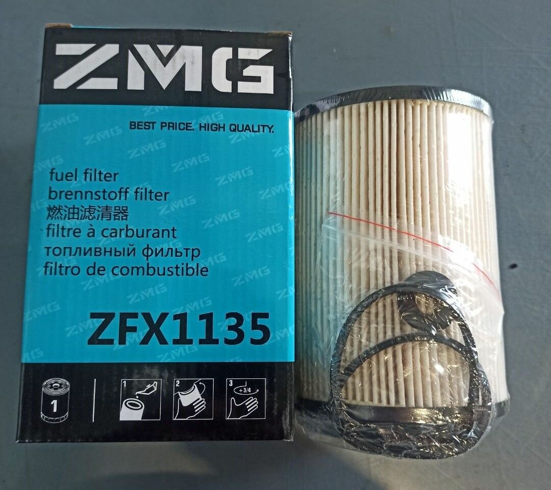 Фильтр топливный ZMG ZFX1135 (60307173; 60307131; 60100009554; A14-01460; ST20064) для экскаватора Sany