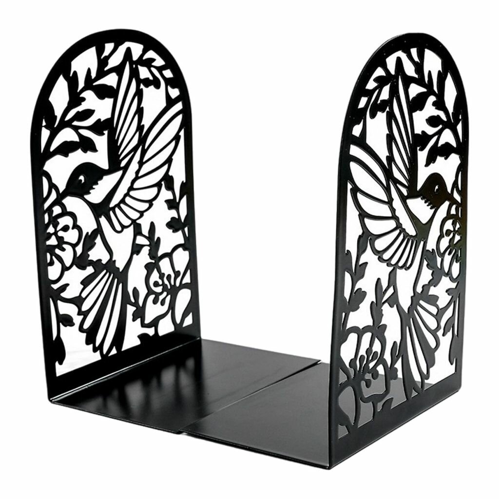 Металлические книжные держатели с птицами