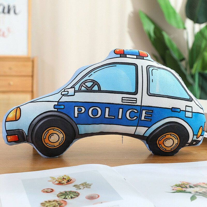 Мягкая игрушка cartoon aircraft tanks excavators fire trucks bicycles для детской комнаты