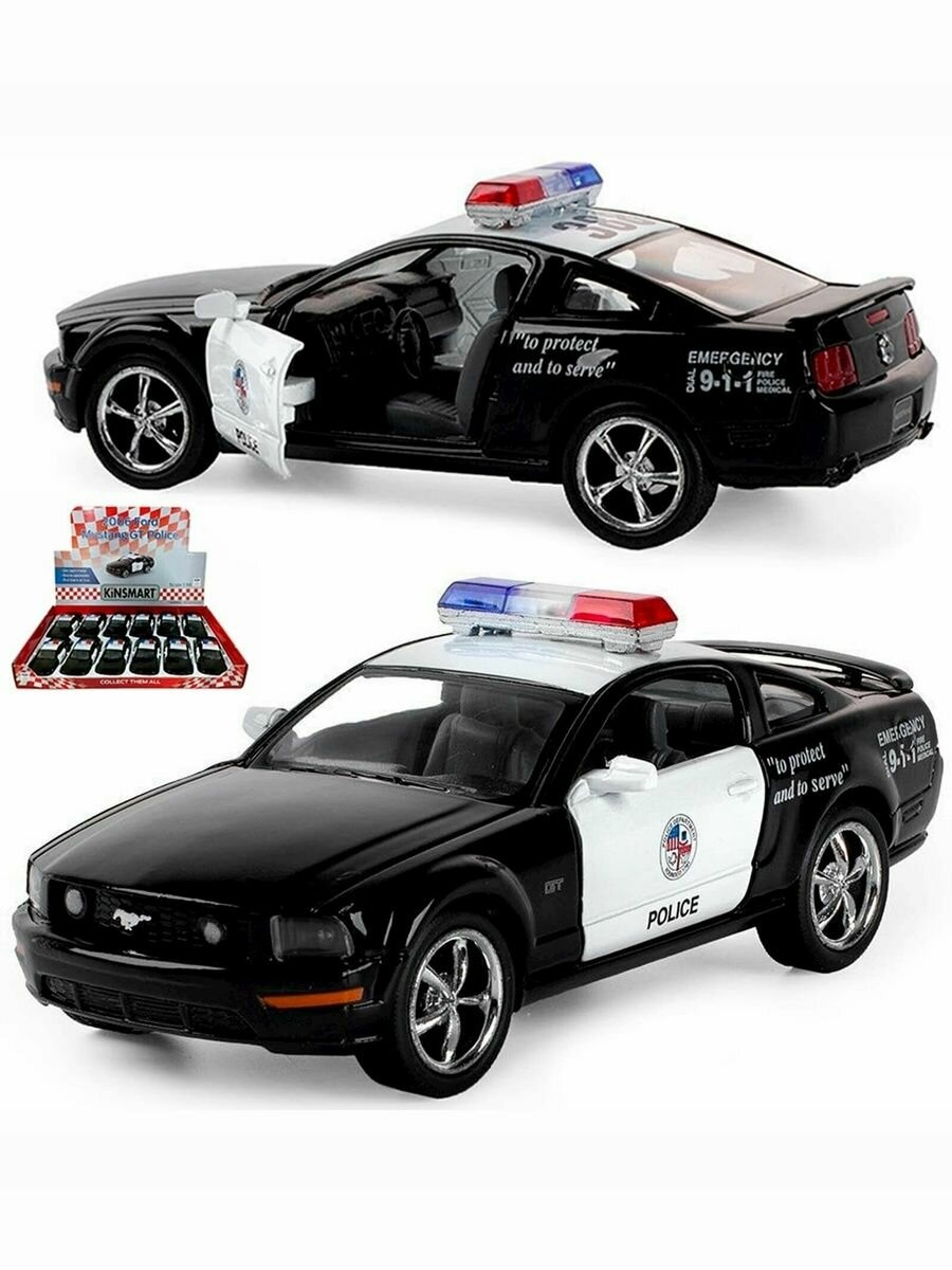 Модель машины KINSMART 2006 Ford Mustang GT (Police) KINSMART KT5091DP