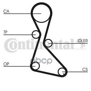 Ремень грм renault clio/laguna/19/21/volvo Continental арт. ct684