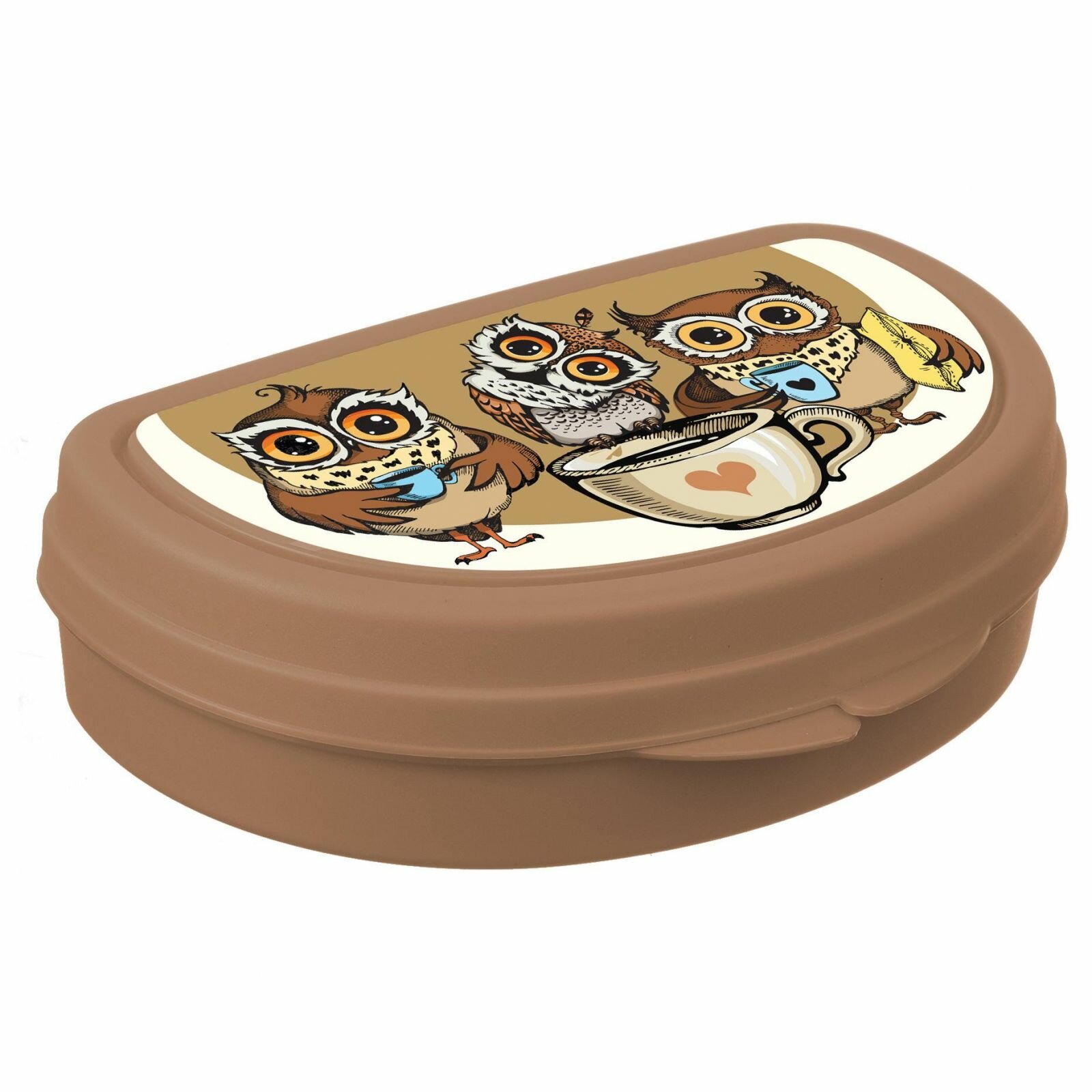 Бутербродница М-пластика 15х10 см, пластик, зелёно-чёрный