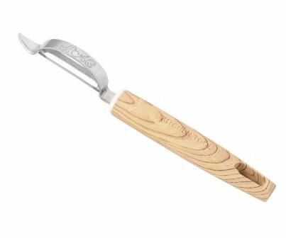 Овощечистка катунь AST-002-TF22, вертикальная, нерж. сталь, ручка пластик, 20 см