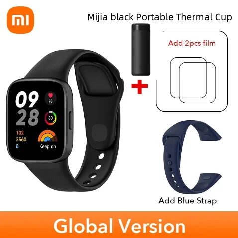 Xiaomi Redmi Watch 3 умные часы back add cup