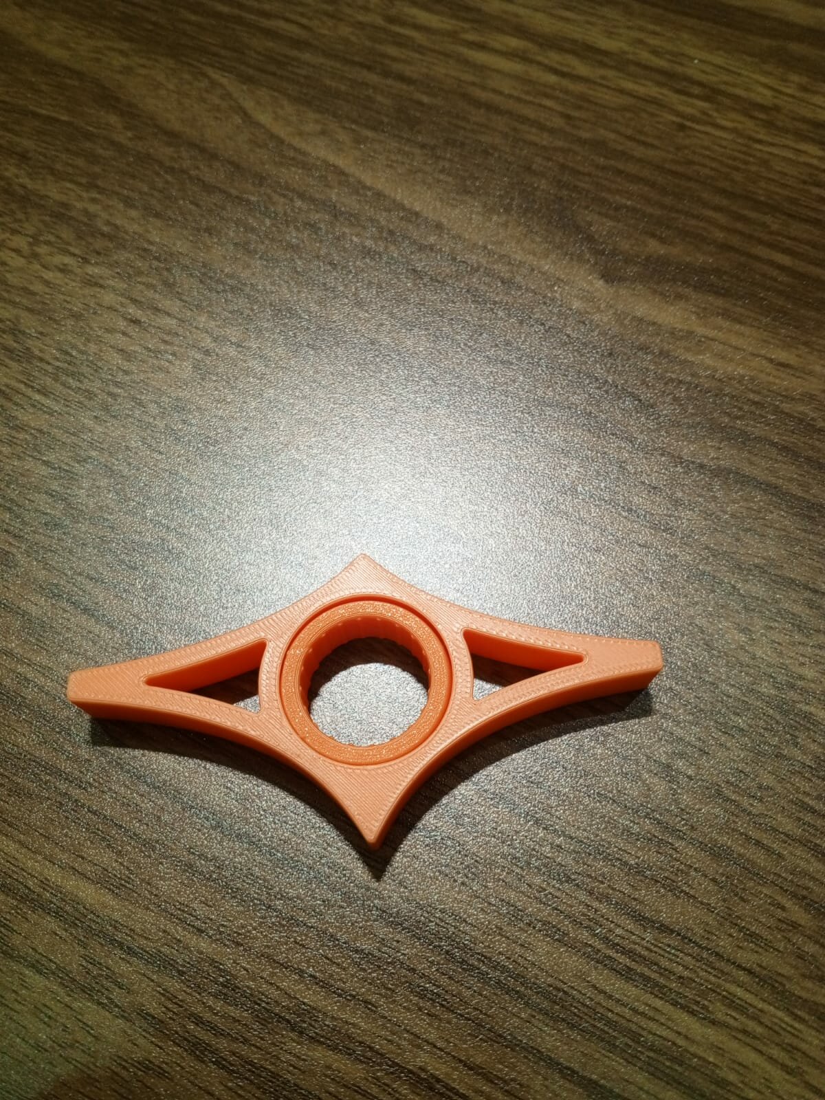 Держатель для страниц книги, с кольцом внутри, цвет оранжевый