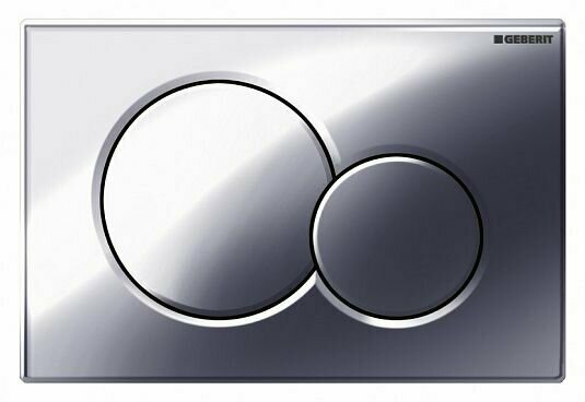 Кнопка смыва Geberit "Sigma 01" 115.770.21.5, для инсталляций, хромированная, глянцевая