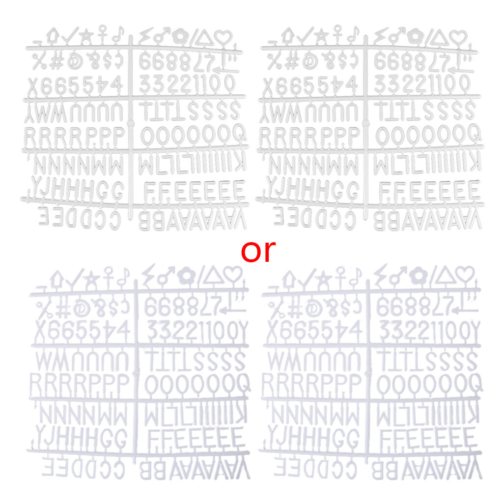 126шт Буквы Цифры Специальные Символы Слова Аксессуары Для Украшения Дома