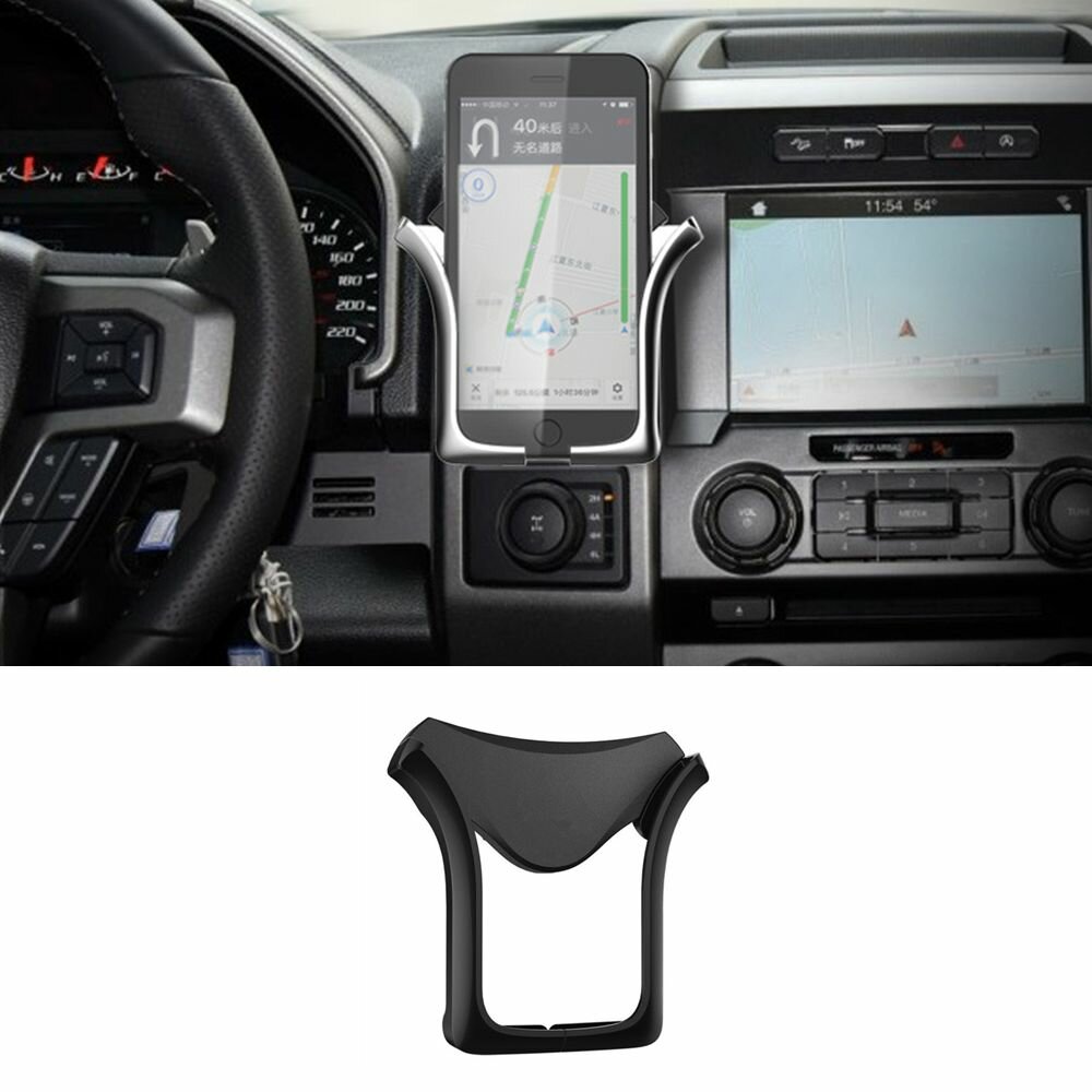 Держатель для телефона в автомобиле, крепление на воздуховод, подставка для мобильного телефона, черный