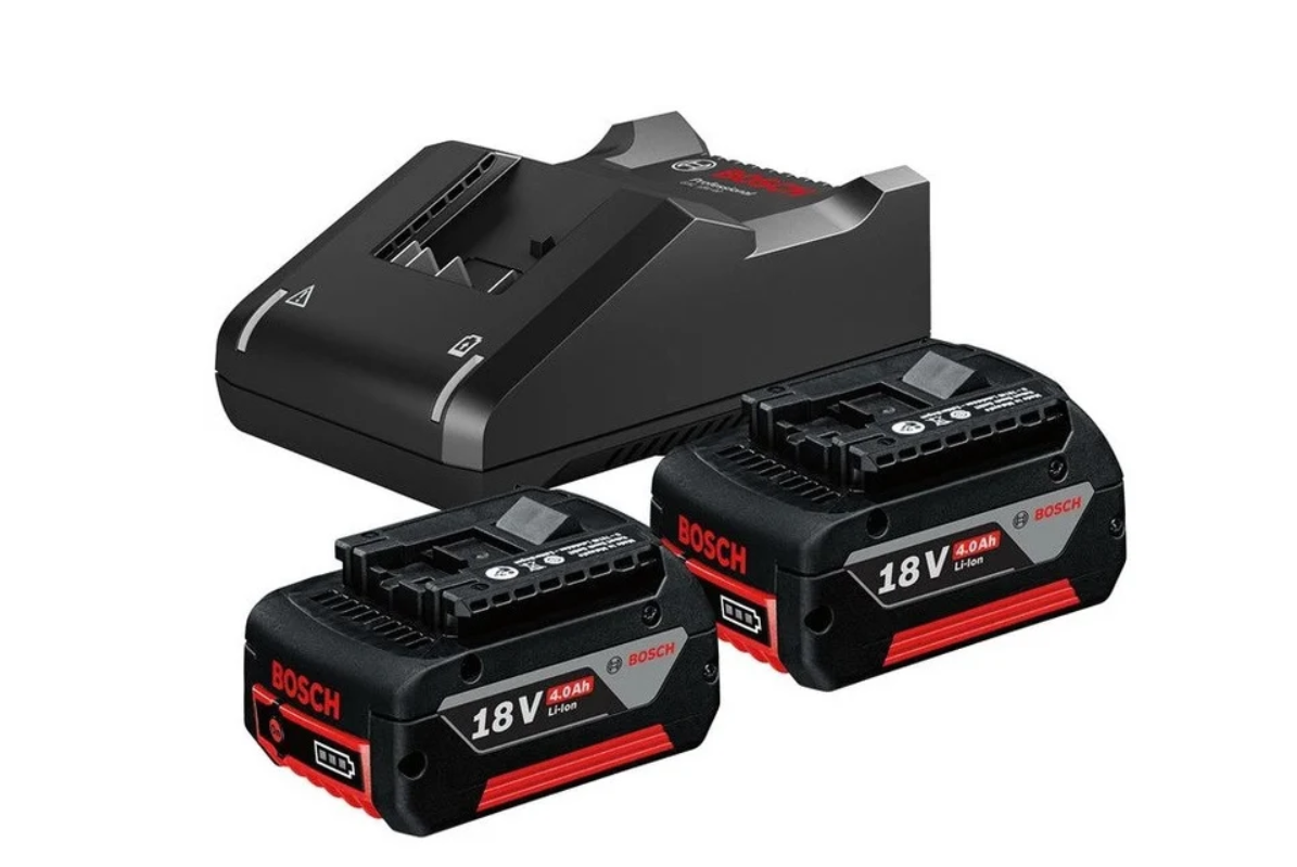Аккумулятор с зарядным устройством Bosch 1600A019S1 (18В/2x4 Ah + 18-40В)