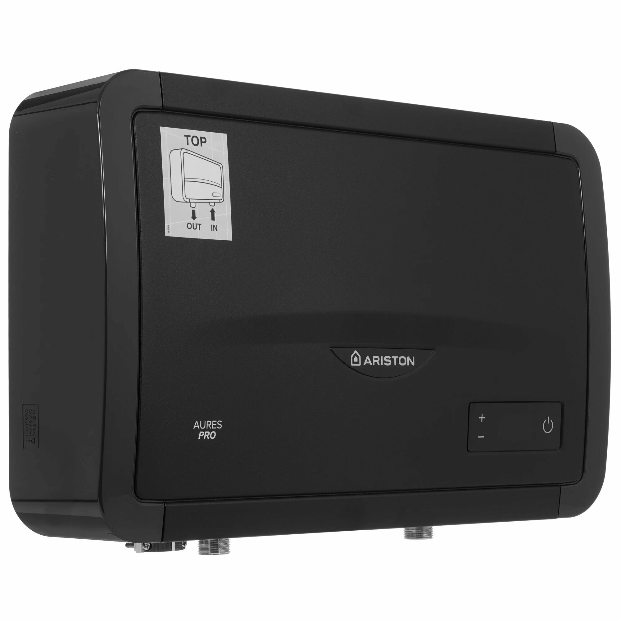 Водонагреватель электрический Ariston AURES PRO 18 EU, проточный, установка горизонтальная, 18 кВт