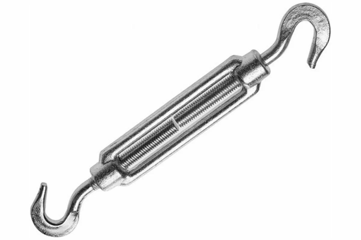 Талреп металлсервис крюк-крюк DIN 1480 HH М6 цинк МС 1227451