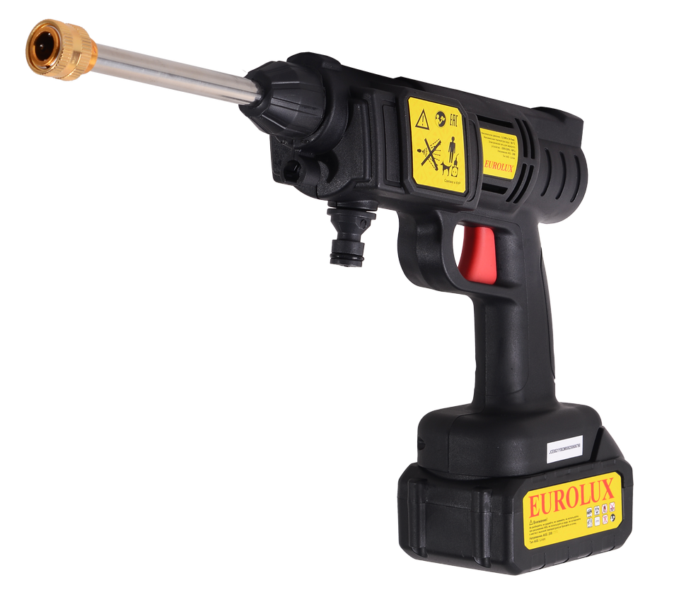 Мойка аккумуляторная, Eurolux M-L4820Li, 4 А*ч, 20 В, 35 бар