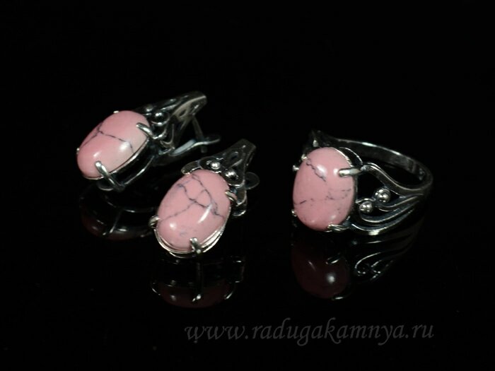 Серьги, кахолонг