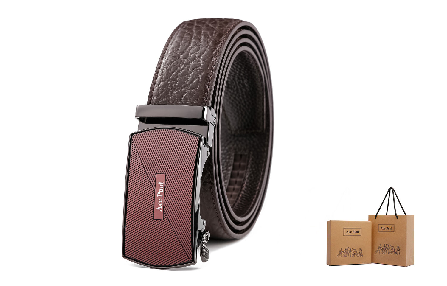 Ace Paul Leather Belts Men's OneSize