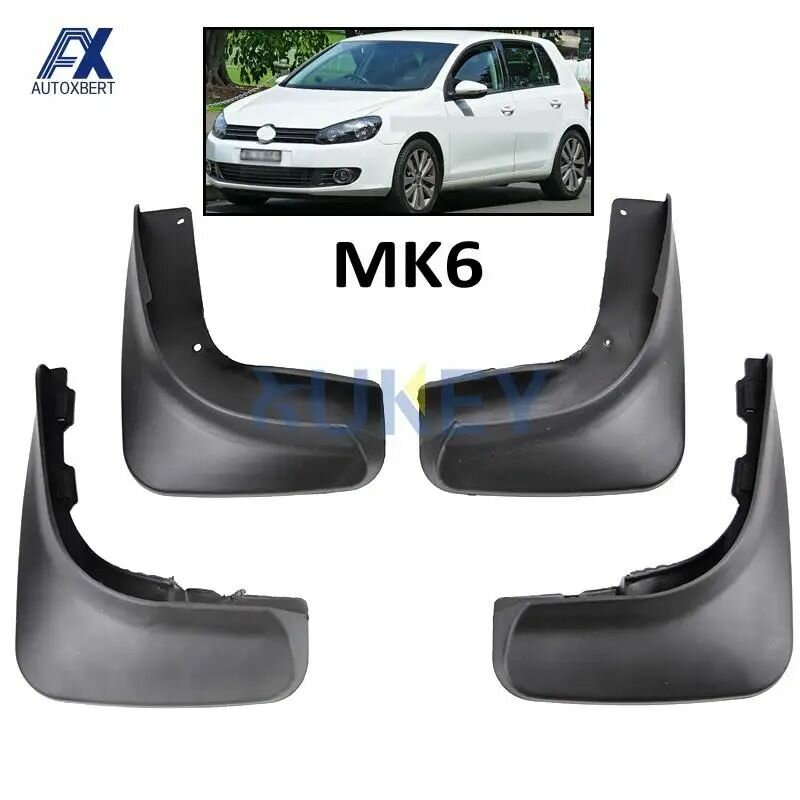 Передние и задние брызговики для Volkswagen VW Golf 6 Mk6 2009-2012