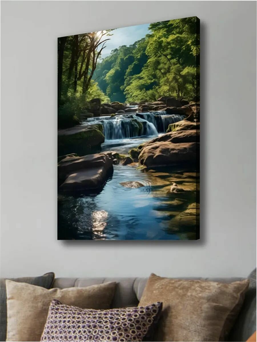 Картина Лазурная симфония на стену 30х40см 1шт.