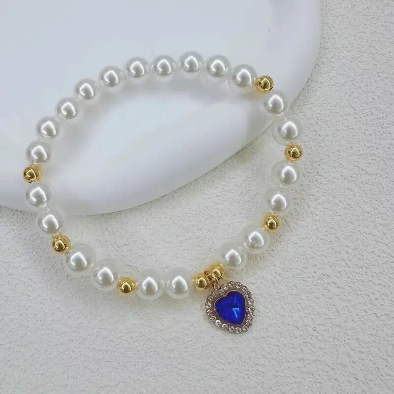 Ошейник для кошек и собак с жемчугом модный и стильный аксессуар для питомцев