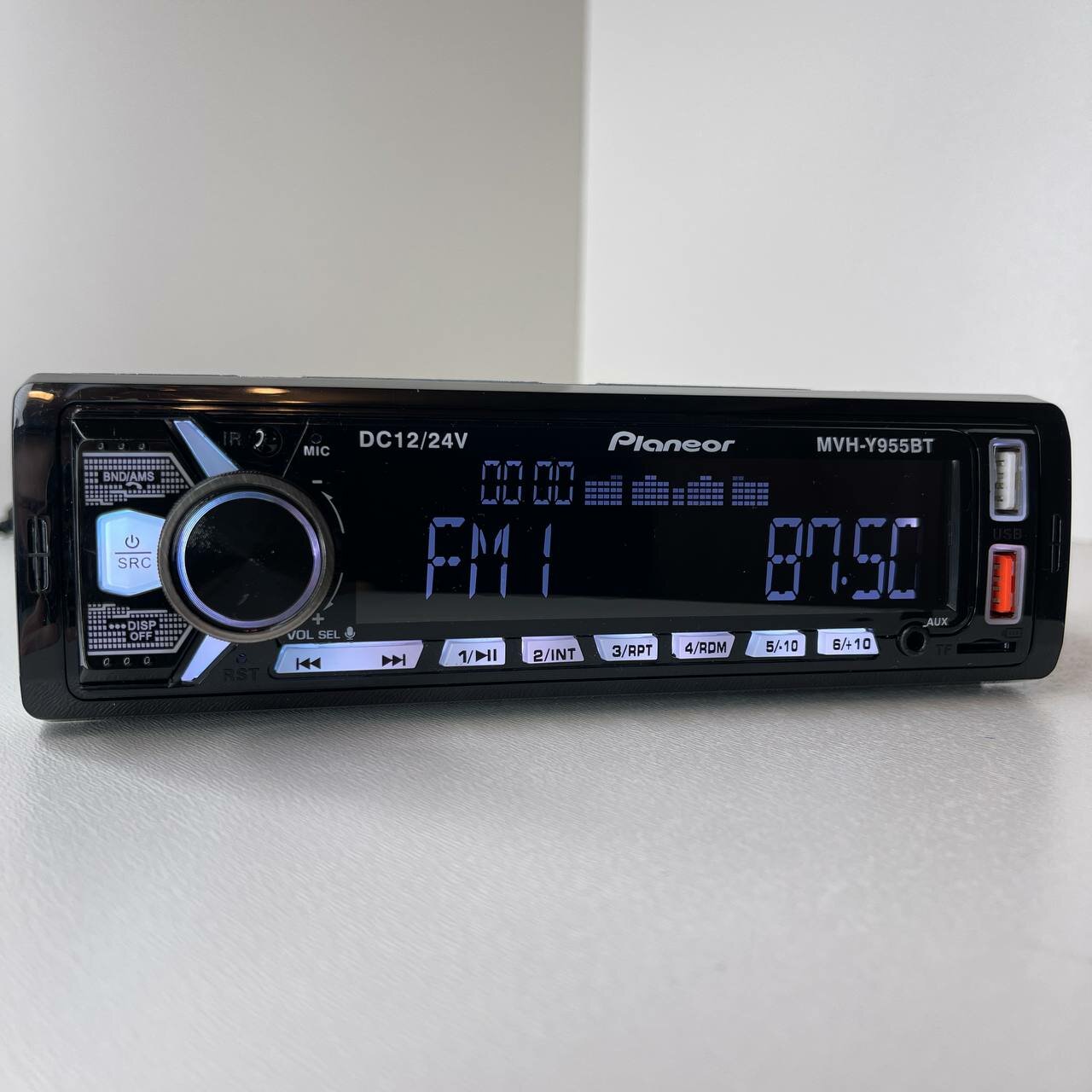 Автомагнитола MVH-Y955BT Bluetooth 12-24D 1DIN